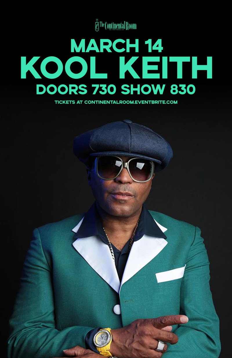 Kool Keith (Johnny Brenda’s, Philadelphia, PA, May 29, 2020) [POSTPONED ...